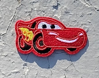 Lightning Mcqueen Red Cars Race Car Iron on Patch - Etsy