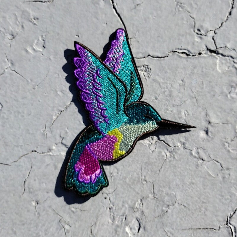Hummingbird Applique - Etsy