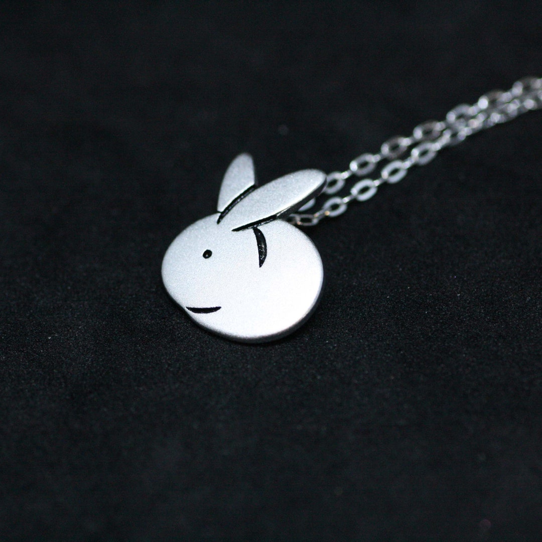 Good Luck Bunny Rabbit Necklace Sterling Silver 925 , Gift for Girl ...