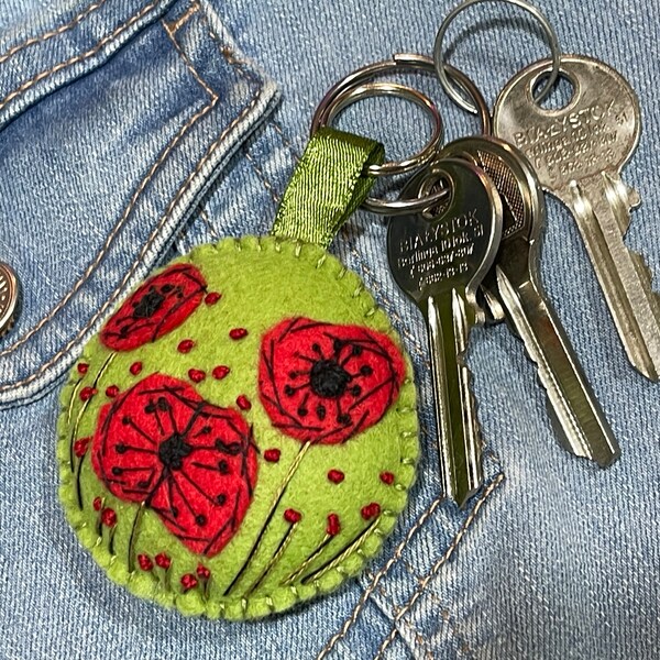Felt Keyrings - Etsy UK