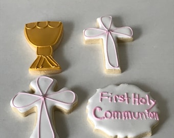 Communion cookies | Etsy