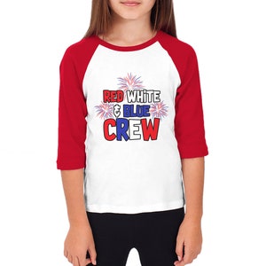 Red White & Blue Crew USA Patriotism Victory Firework Flag One - Etsy