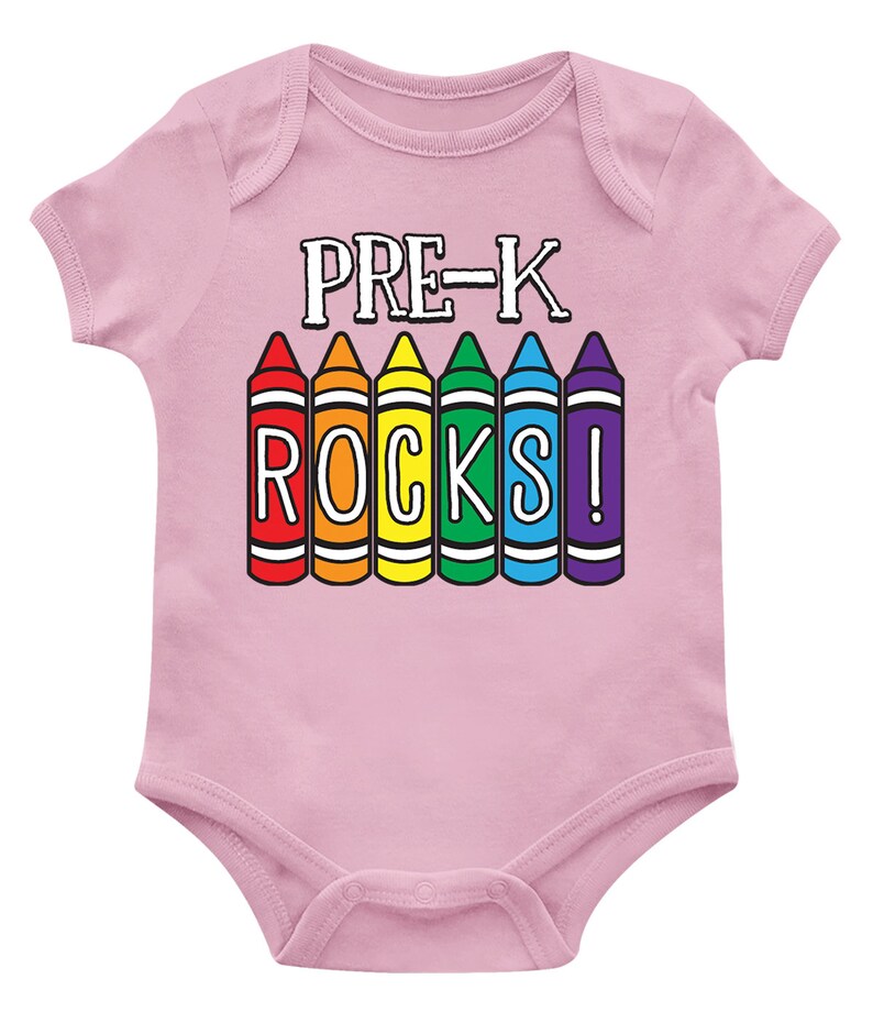 Pre-k Rocks Back to School Education Students Learning | Etsy