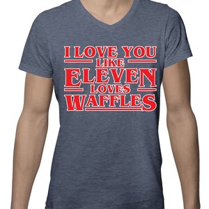 I Love You Like Eleven Loves Waffles Valentines Day Cupid Love - Etsy