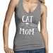 Cat Mom Cute Hipster Cat Feline Lover Meow Kitten Funny Gift Present ...