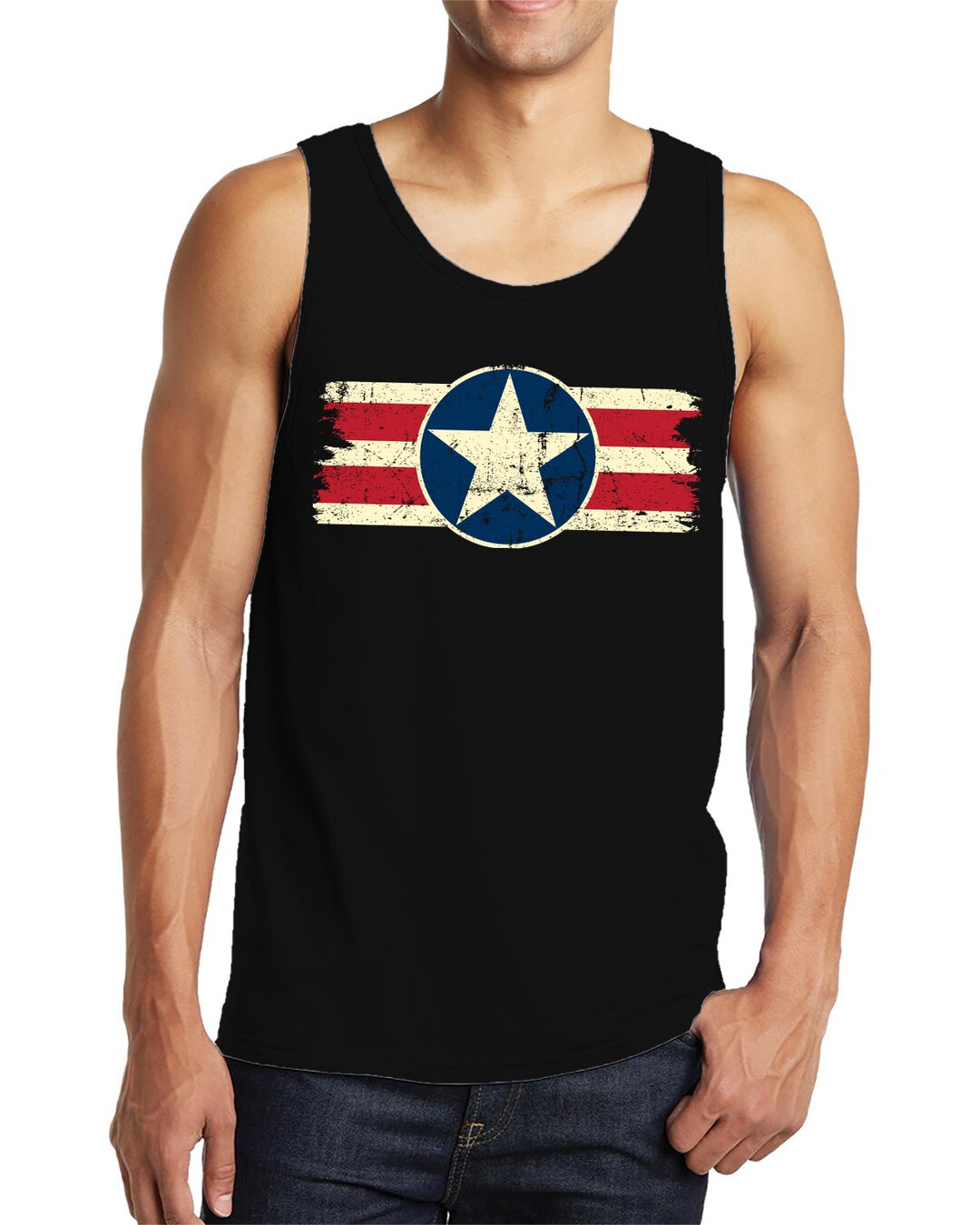 Retro Army Star Logo USA Flag Patriotic Patriotism Land of the - Etsy