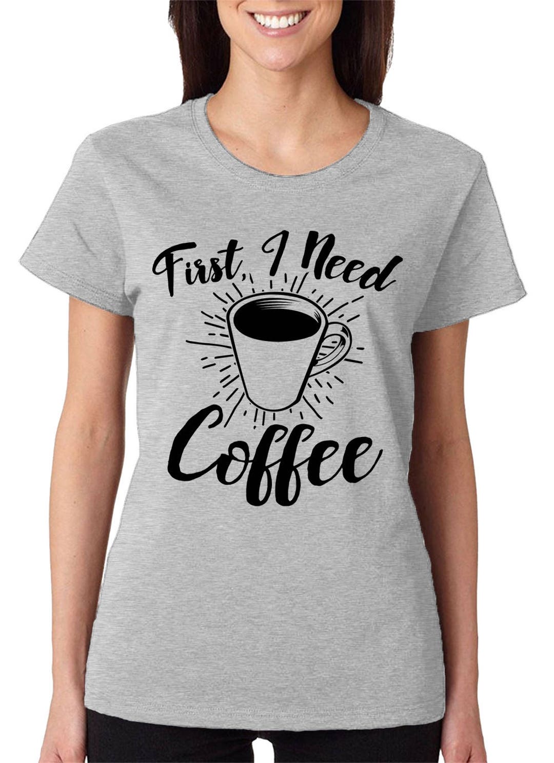 First I Need Coffee Funny Caffeine Addict Cup of Joe Gift - Etsy