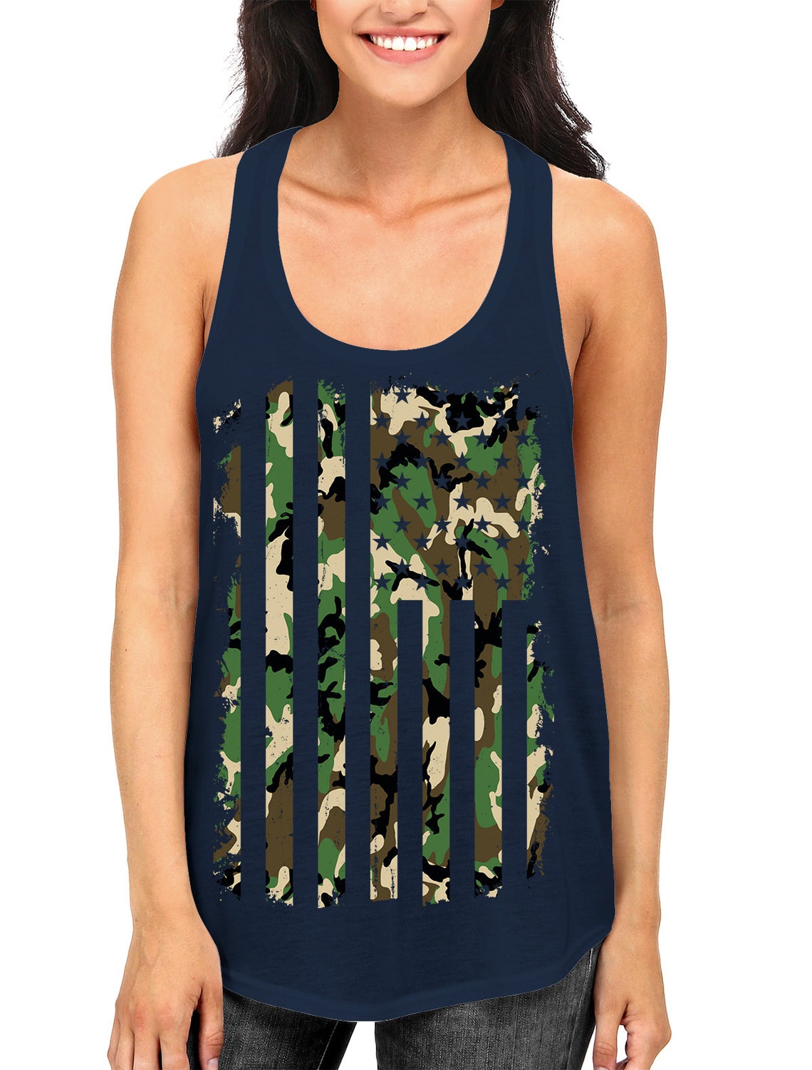 Camo USA Flag Camouflage Patriotic Patriotism Land Of The Free | Etsy