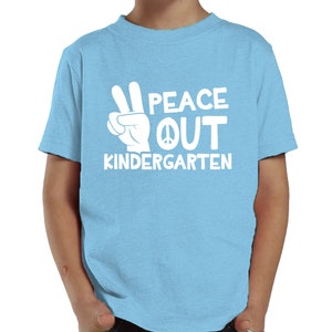 Peace Out Kindergarten Back to School Education Students - Etsy