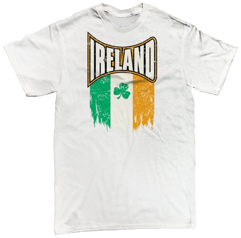 Tattered Ireland Flag Saint Patricks Day Drinking Irish Etsy