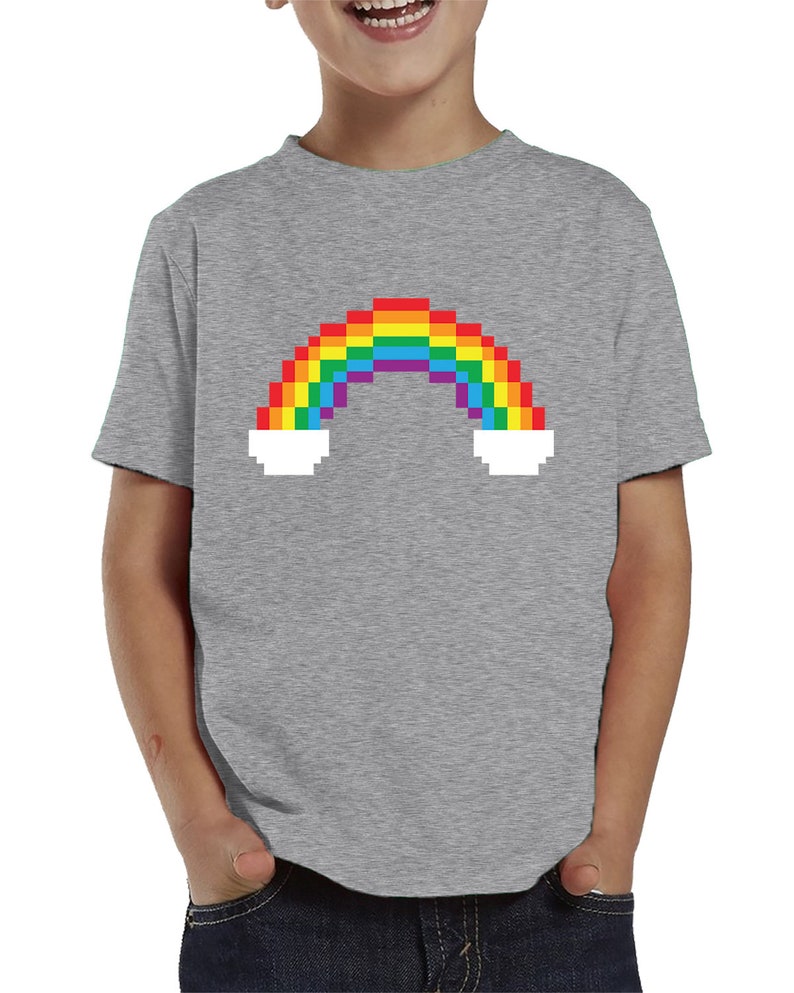 8-bit Rainbow Cool Tech Savvy Cute Adorable Baby Present Fun - Etsy