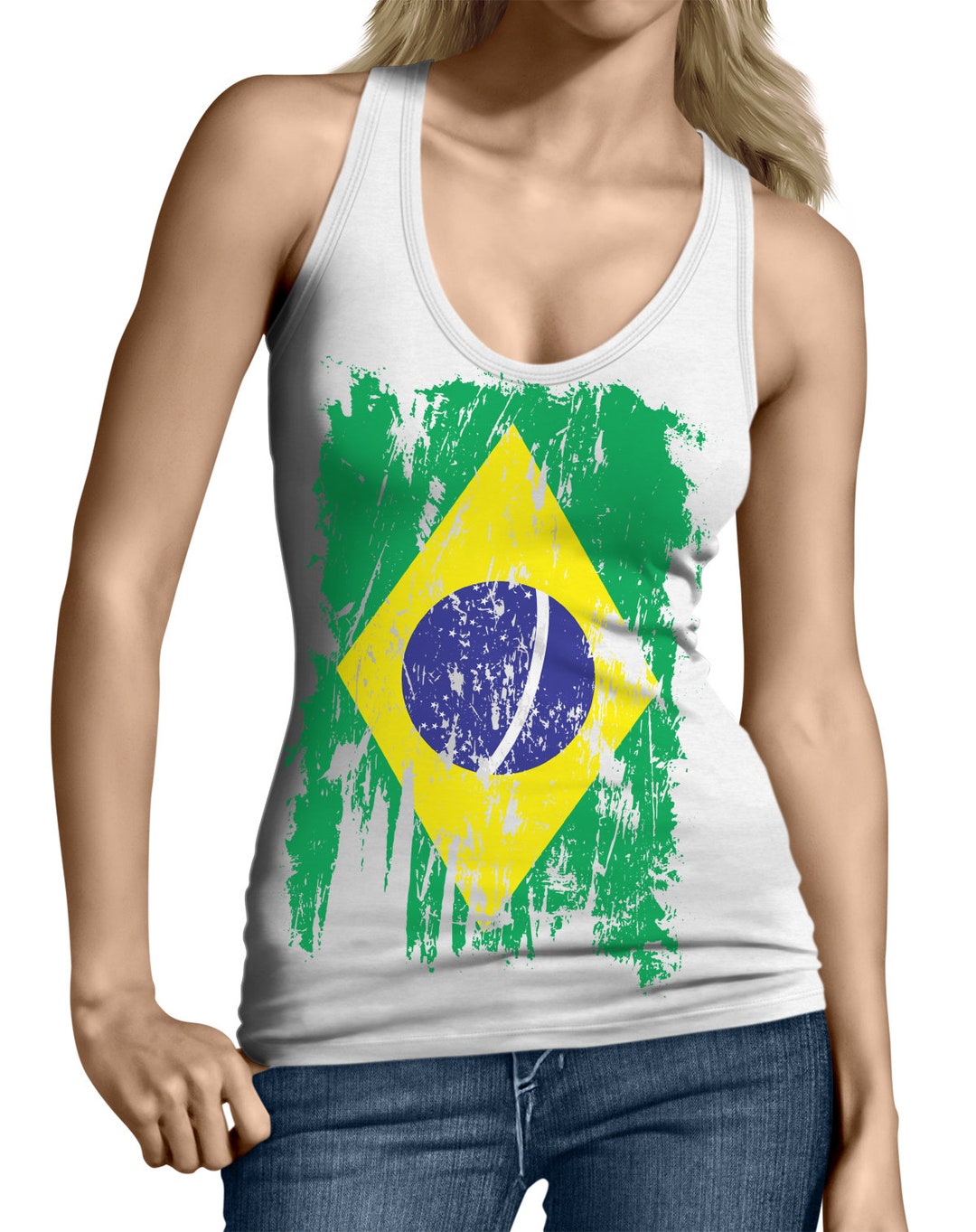 Distressed Brazil Flag South American Brasilia Republica - Etsy