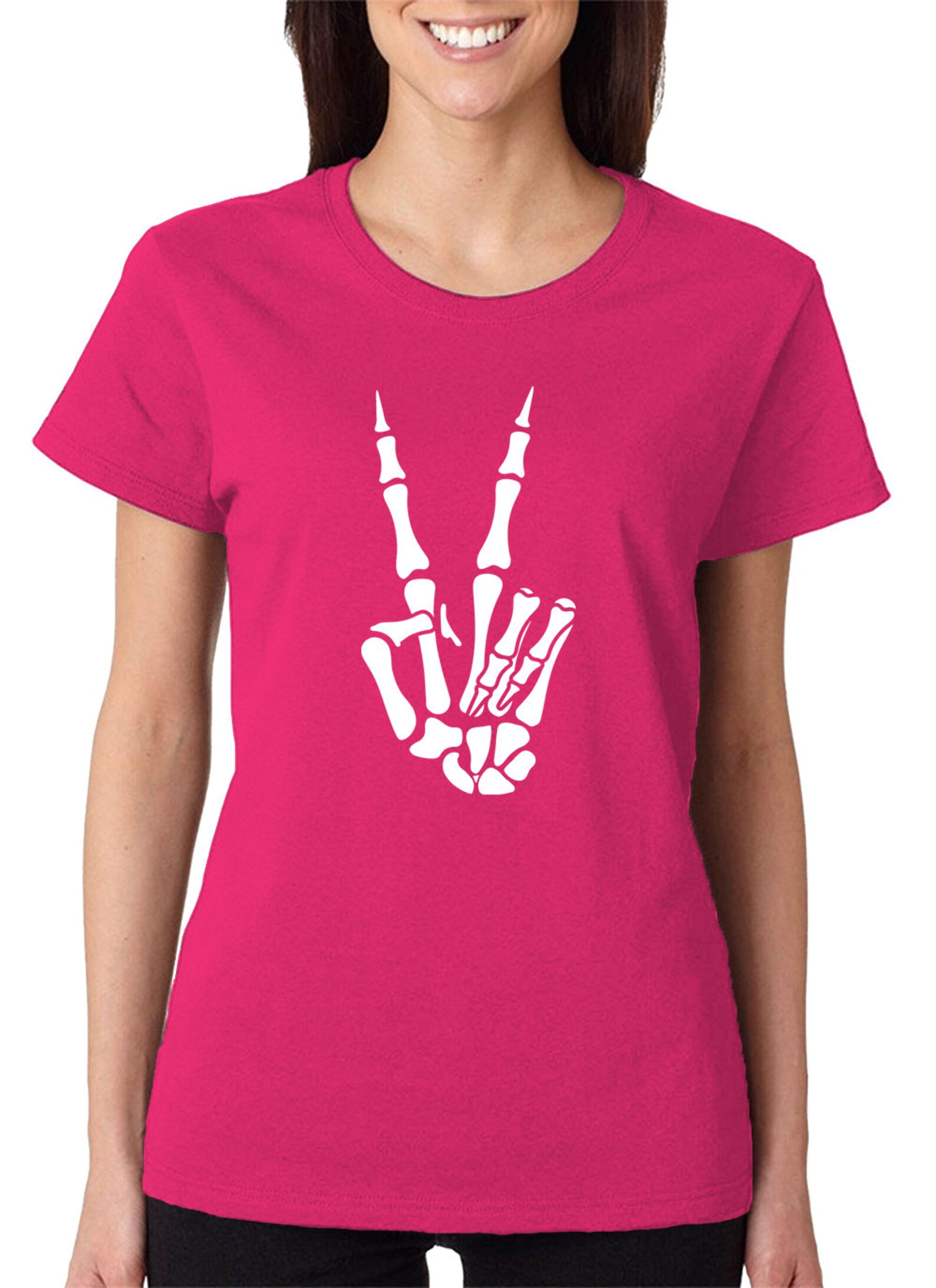 Skeleton Peace Hand Bones Peace Sign Skeletal Fingers | Etsy