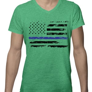 Blue Line American Flag Support Police Officers Respect Honor - Etsy