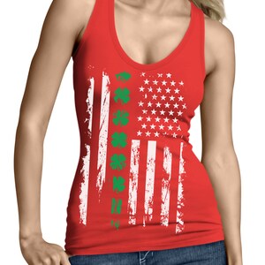 Distressed USA Clover Flag Ireland Dublin American Irish Mashup Pride ...