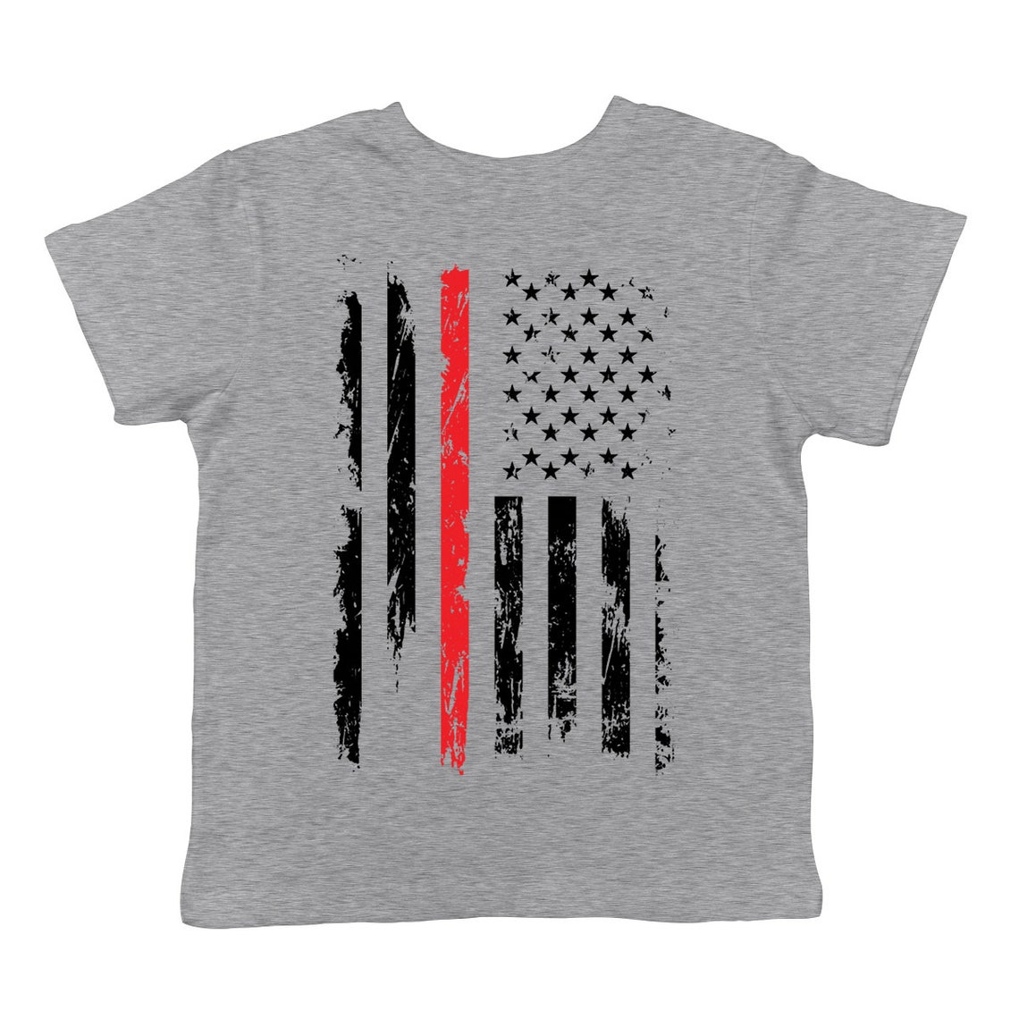 Red Line Flag Firefighter Pride First Response Emergency - Etsy