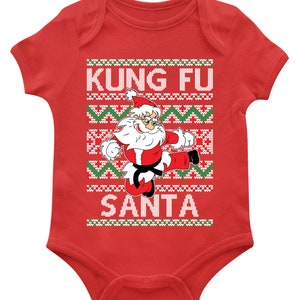 Kung-fu Santa Christmas Xmas Funny Presents Holiday Gift Idea - Etsy
