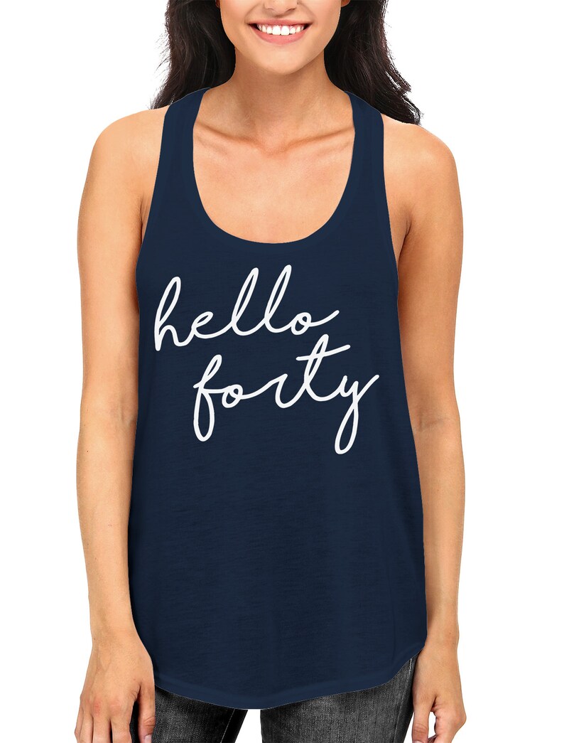 Hello Forty 40 Years Old Birthday Celebration Welcoming - Etsy