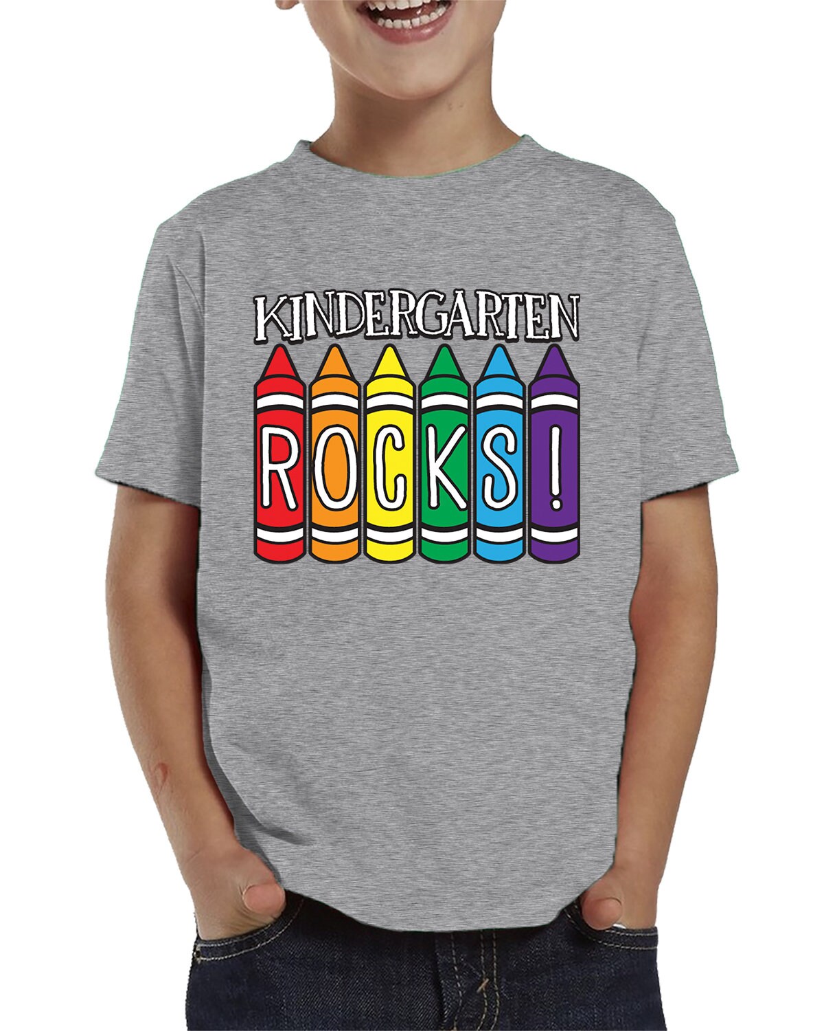 Kindergarten Rocks Back to School Crayon Set Learning Fun | Etsy