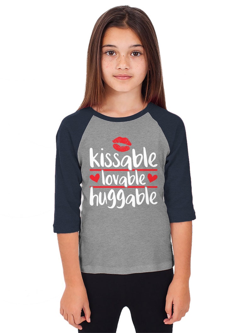 Kissable Loveable Huggable Valentines Day Romance Romantic - Etsy