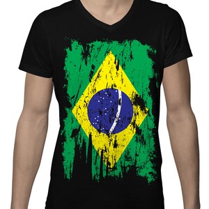 Distressed Brazil Flag South American Brasilia Republica - Etsy