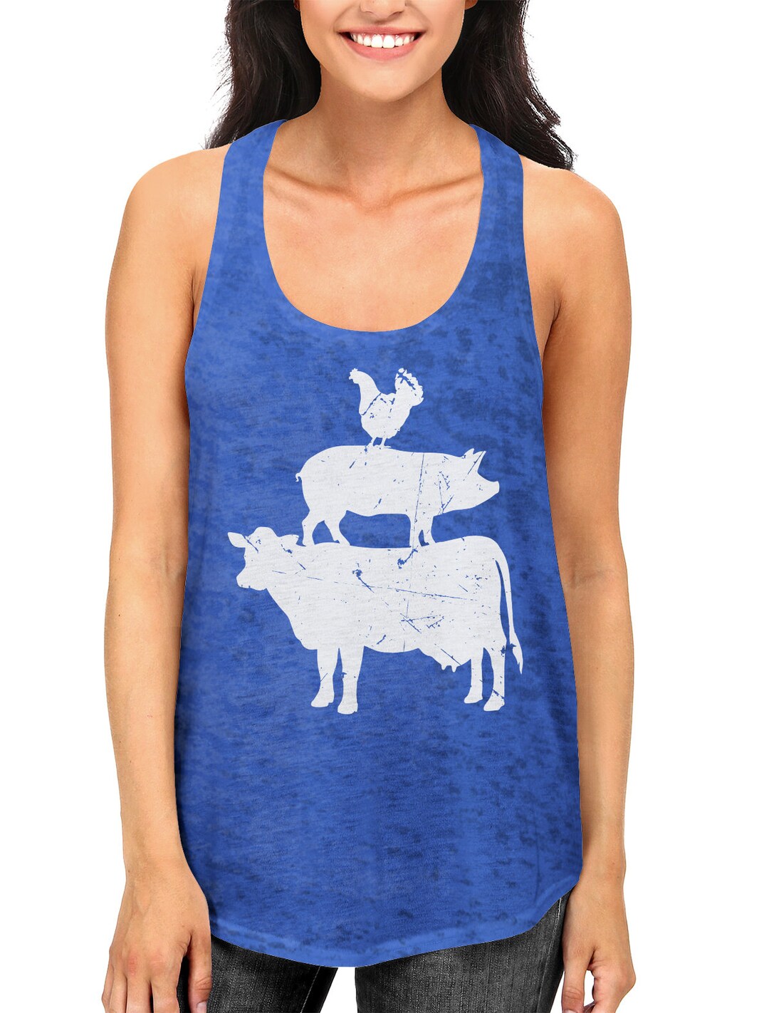 Farm Animal Stack Cows Pigs Chickens Southern Rustic - Etsy