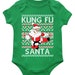 Kung-fu Santa Christmas Xmas Funny Presents Holiday Gift Idea - Etsy