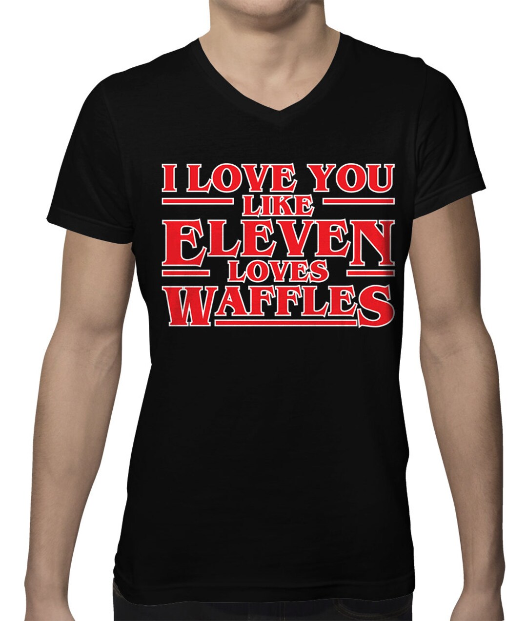 I Love You Like Eleven Loves Waffles Valentines Day Cupid Love - Etsy