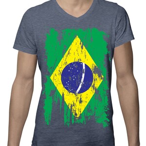 Distressed Brazil Flag South American Brasilia Republica - Etsy