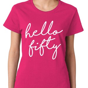 Hello Fifty 50 Years Old Life Long Wisdom Confidence Radiance - Etsy