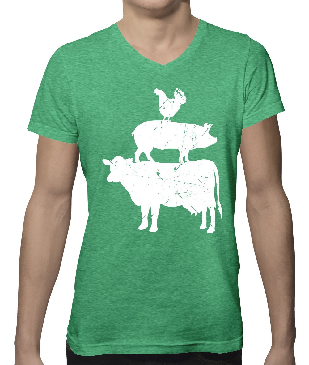 Farm Animal Stack Cows Pigs Chickens Southern Look Rustic | Etsy