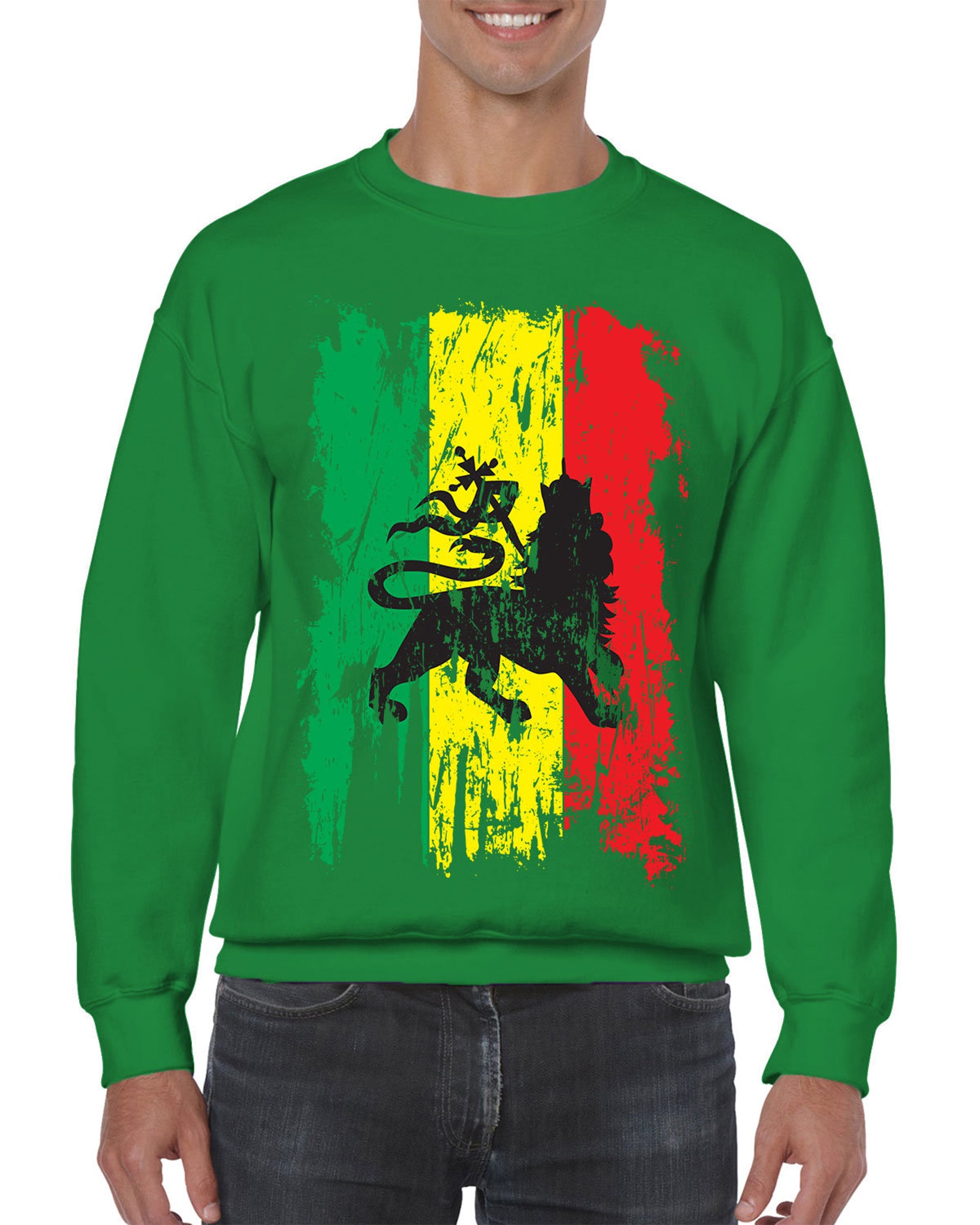 Rasta Flag Rastafarian Faith Jah Bless Earthstrong Celebation | Etsy