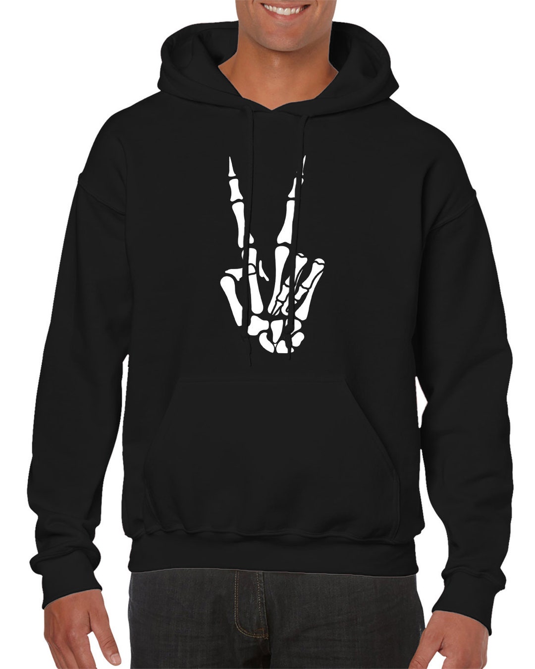 Skeleton Peace Hand Bones Peace Sign Skeletal Fingers - Etsy