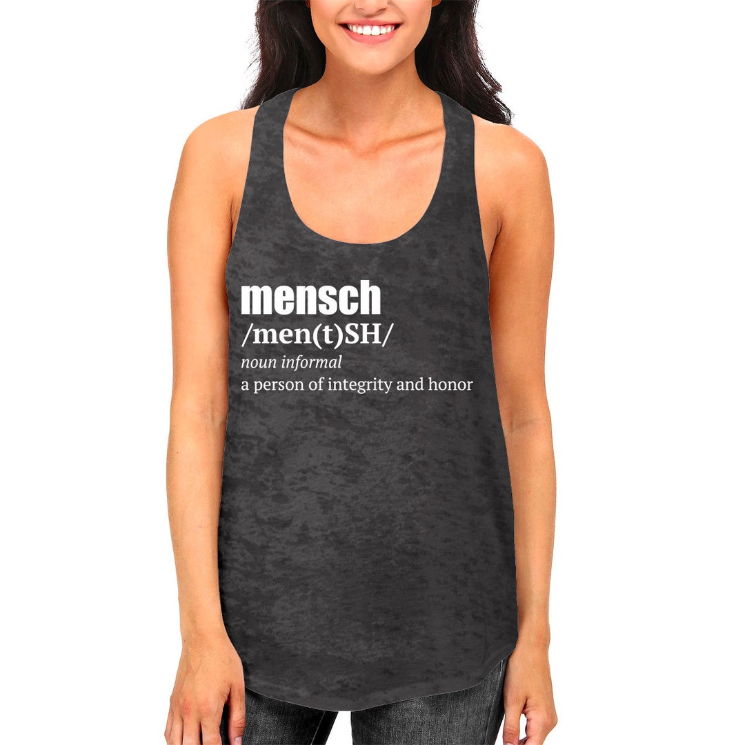 Definition of Mensch Integrity Honor Jewish Gift Guide Menorah - Etsy