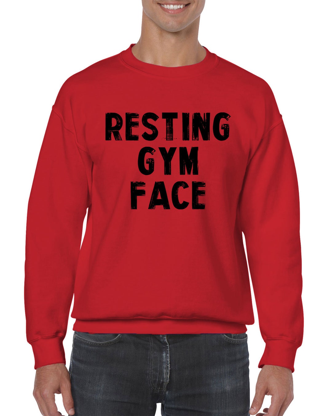 Resting Gym Face Serious Power Gains Healthy Lifestyle Focused & Fierce ...