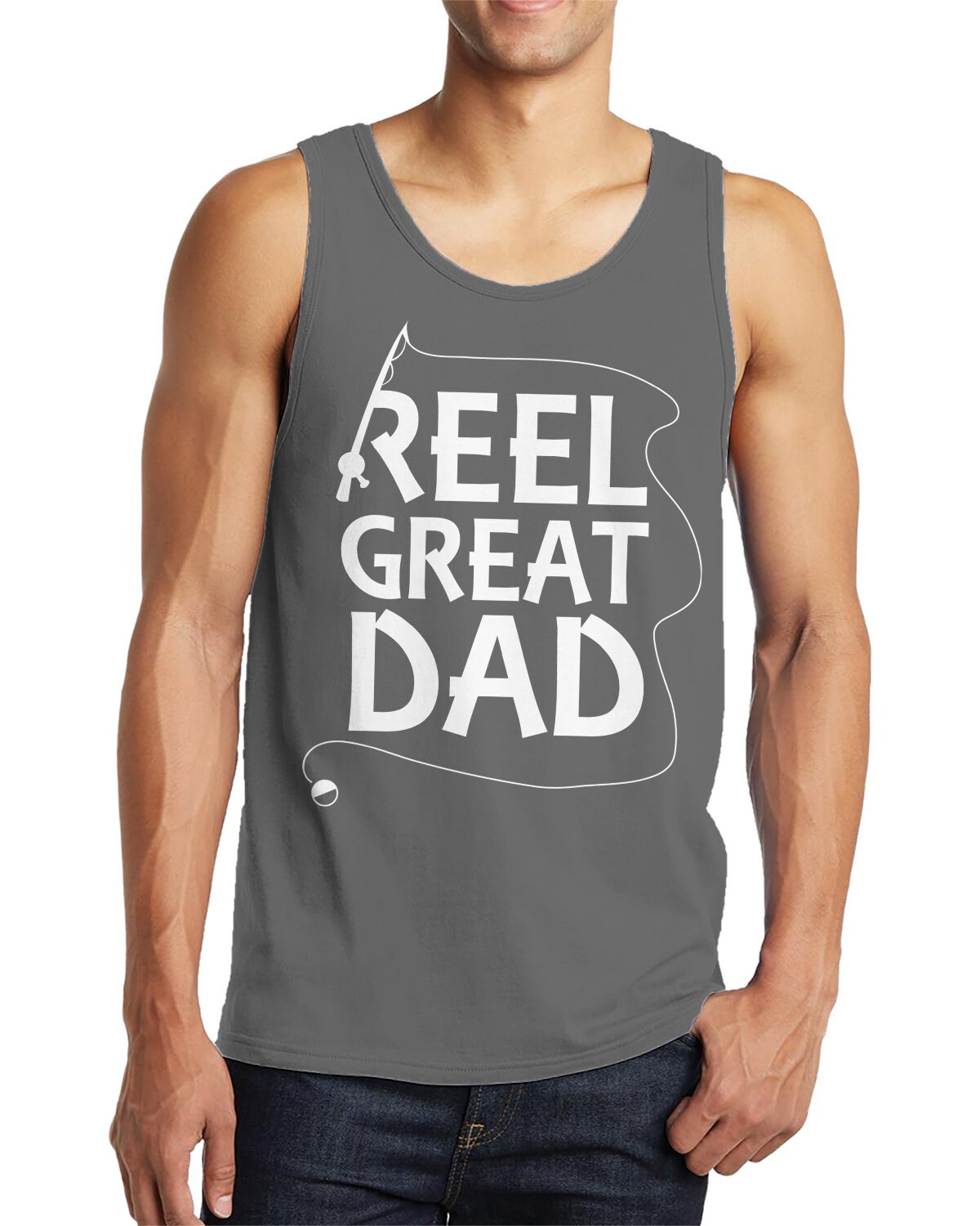 Reel Great Dad Father's Day Fanatic Fish Fishing Reel Rod | Etsy