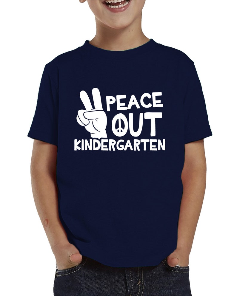 Peace Out Kindergarten Back to School Education Students - Etsy