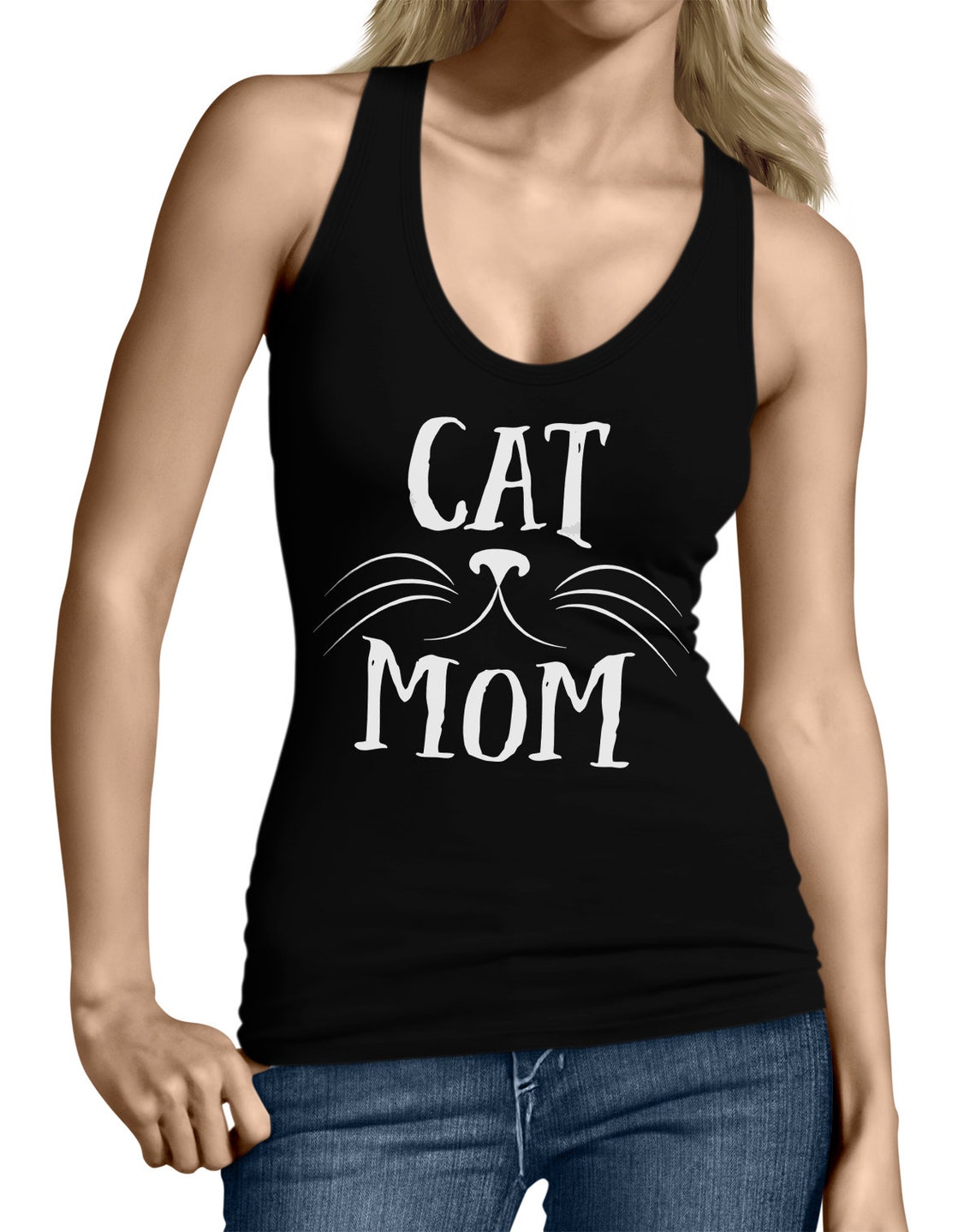 Cat Mom Cute Hipster Cat Feline Lover Meow Kitten Funny Gift - Etsy