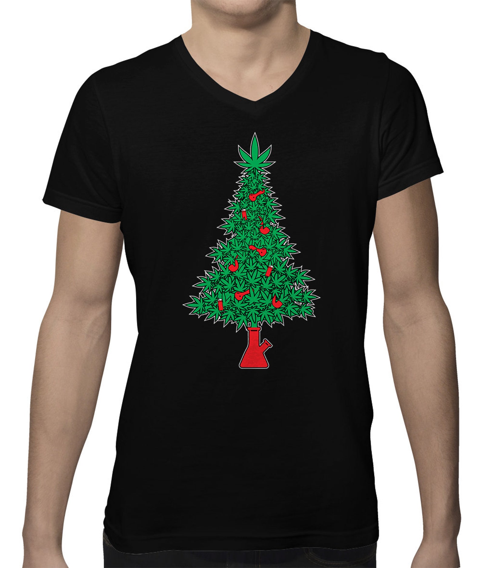 Hemp Xmas Tree Happy Holiblaze Christmas Party Bong Piece | Etsy