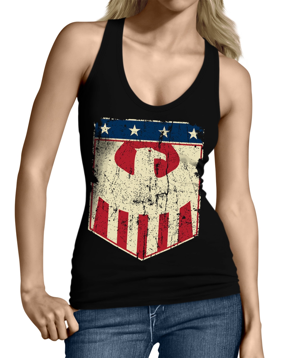 USA American Eagle Badge Patriotic Flag Patriotism 4th of July - Etsy