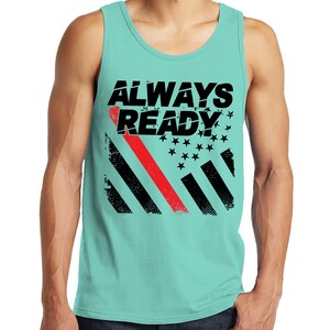 Always Ready Red Line Flag Fire Safety Rescue First Responder - Etsy