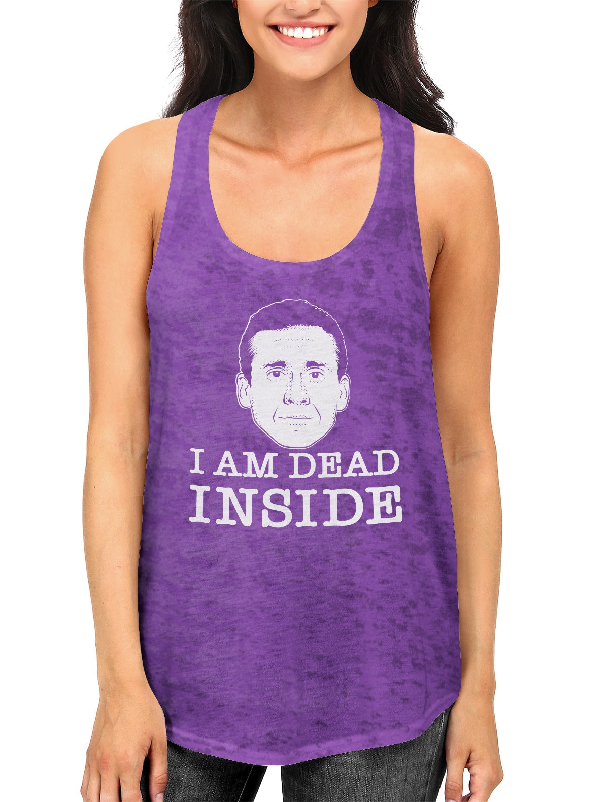 I Am Dead Inside Office Jokes Crazy Mike Scott Regional | Etsy