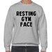 Resting Gym Face Serious Power Gains Healthy Lifestyle Focused & Fierce ...