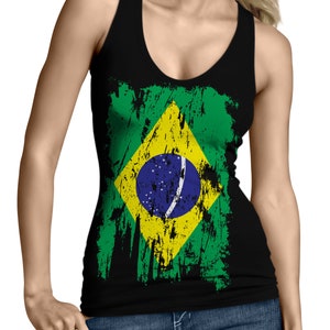 Distressed Brazil Flag South American Brasilia Republica - Etsy