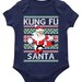 Kung-fu Santa Christmas Xmas Funny Presents Holiday Gift Idea - Etsy