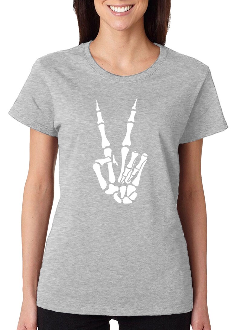 Skeleton Peace Hand Bones Peace Sign Skeletal Fingers | Etsy