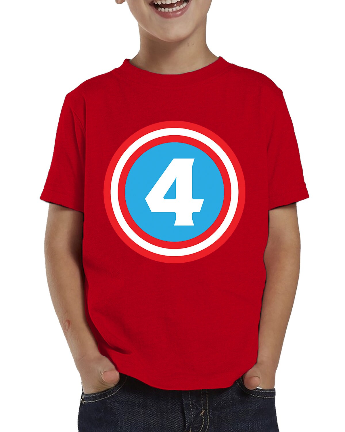 4 Superhero Badge Birthday Holiday Cake Celebration Celebrate | Etsy