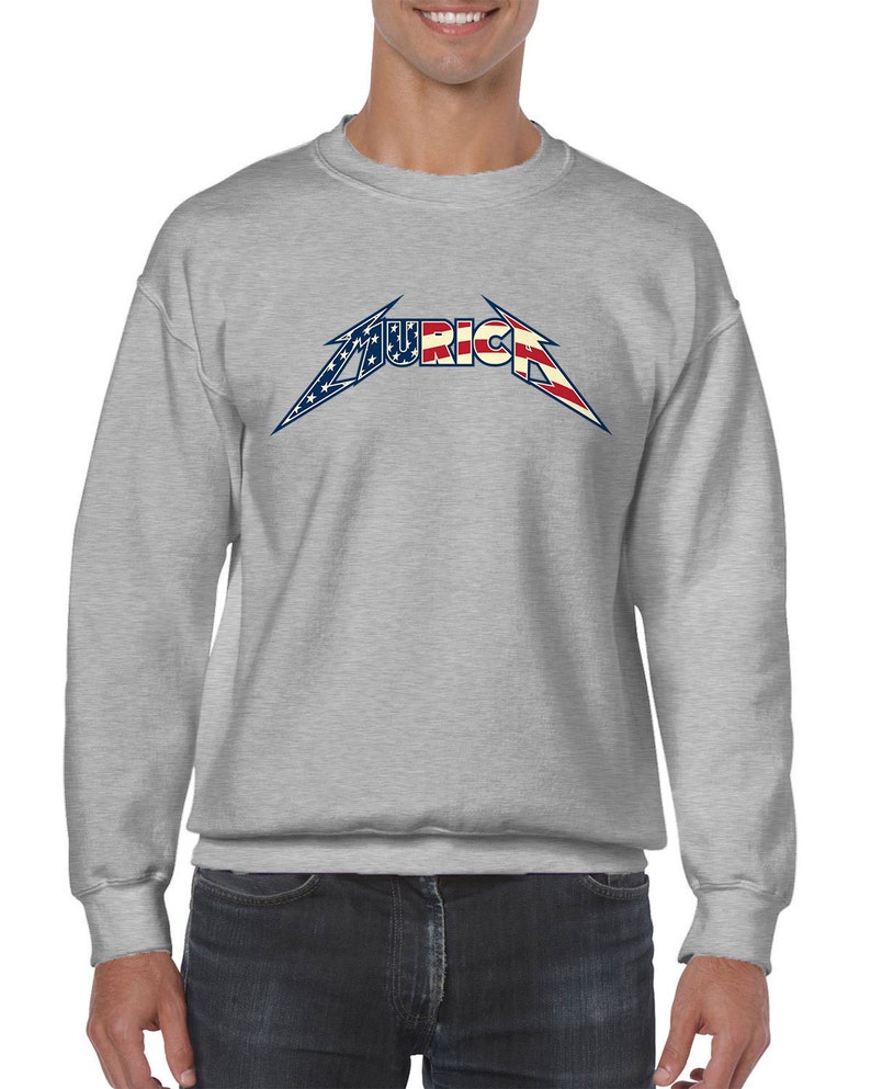 Murica Logo Radical Patriotism Theme Rock and Roll American - Etsy