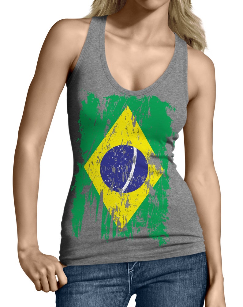 Distressed Brazil Flag South American Brasilia Republica | Etsy