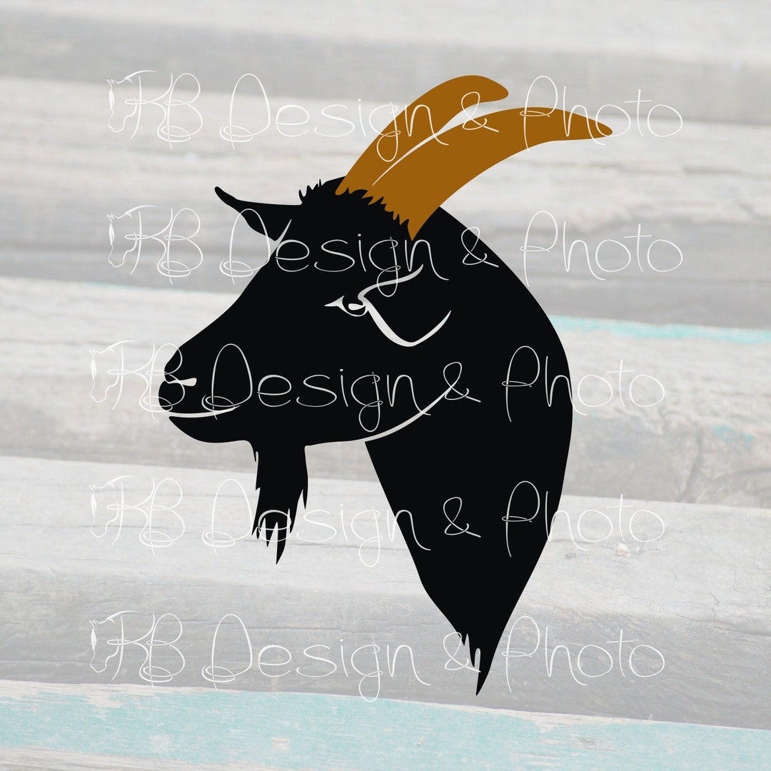 Goat Heat Vector/raster- SVG, PNG, JPG - Etsy